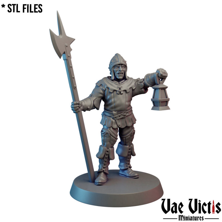 3D Printable Assembled Village Guards [PRE-SUPPORTED] by Vae Victis ...