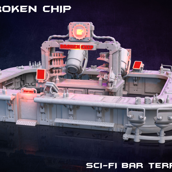 3D Printable The Broken Chip Bar Kit - Broken Chip Collection by Print ...