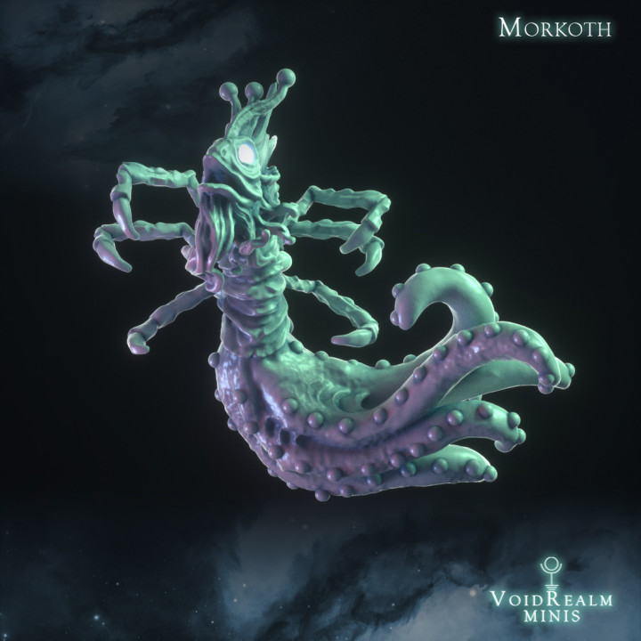 3D Printable Morkoth (2 poses) by VoidRealm Minis