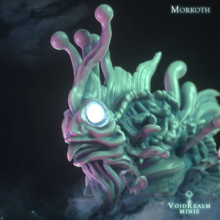 3D Printable Morkoth (2 poses) by VoidRealm Minis