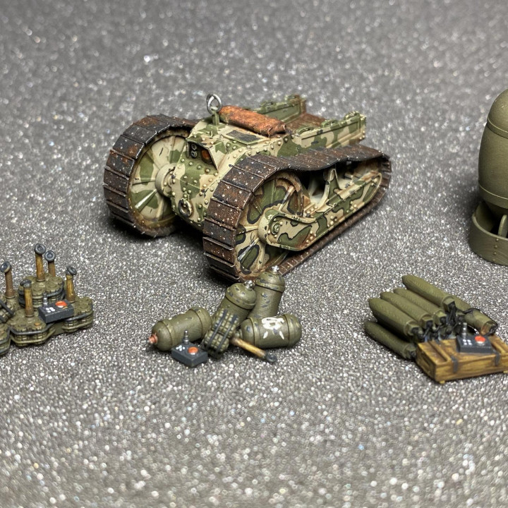 3D Printable Renault Pattern Cyclops - presupported by Tiny Panzer Studio