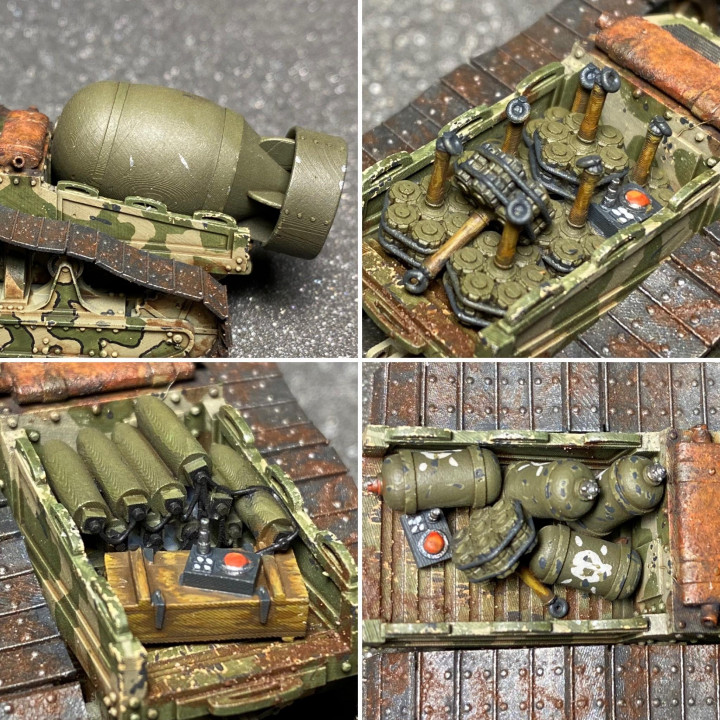 3D Printable Renault Pattern Cyclops - presupported by Tiny Panzer Studio