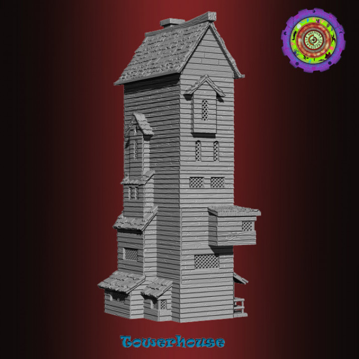 3D Printable Towerhouse by C2Dwellers