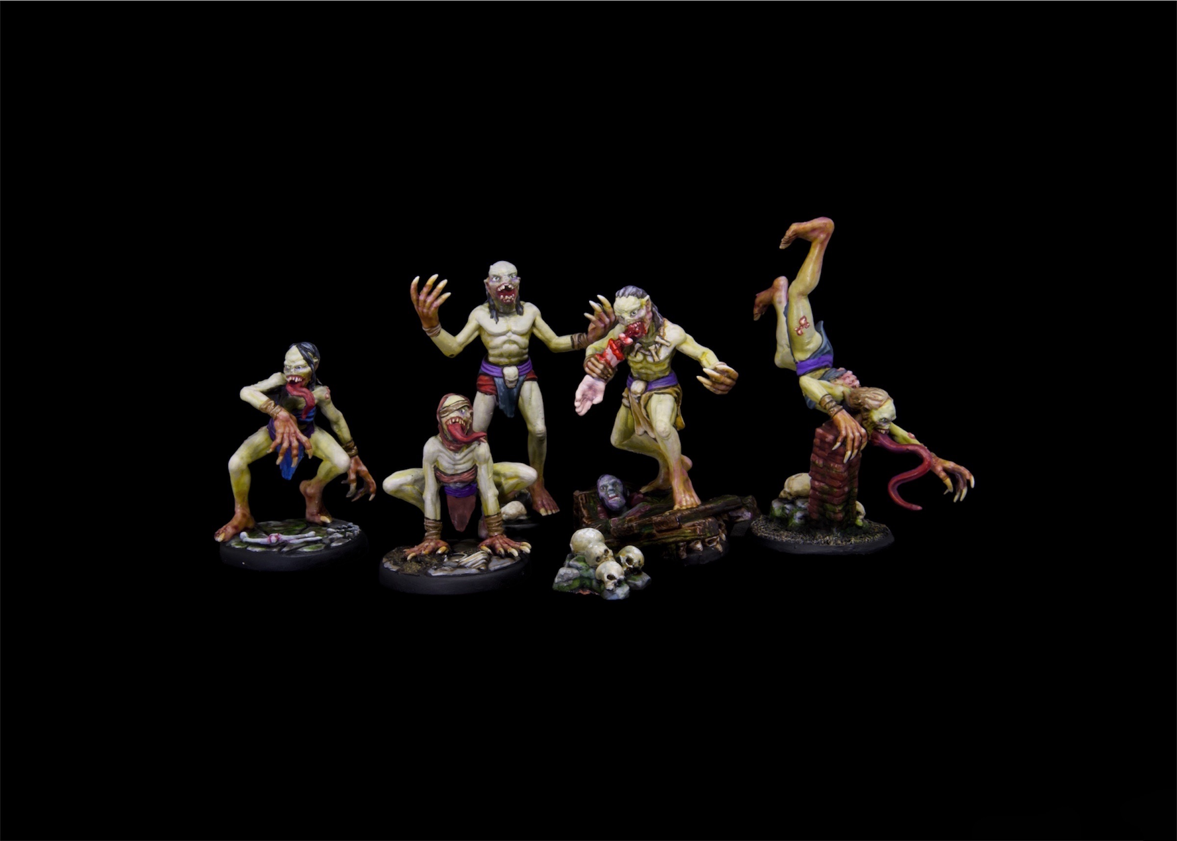 3D Printable Ghoul Bundle by Dungeon Dog