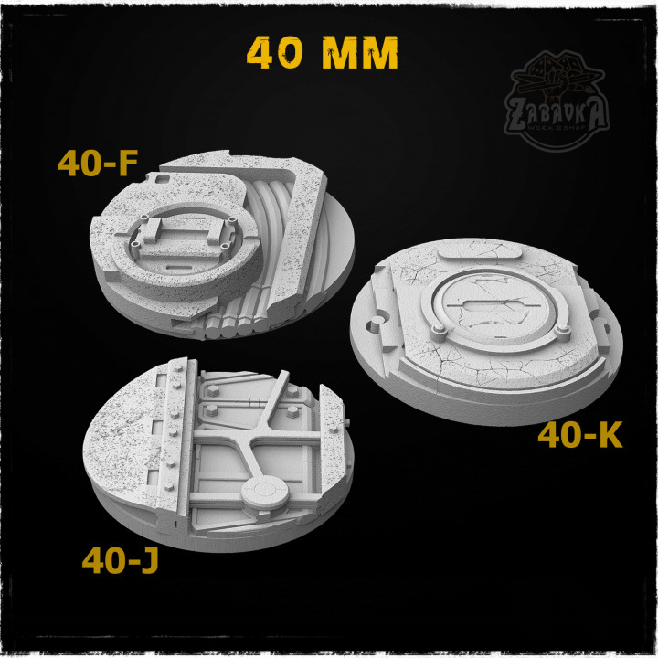 3D Printable Starship Base Toppers by Zabavka Workshop