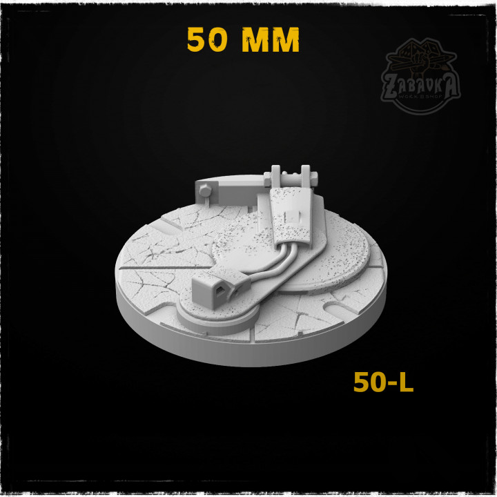 3D Printable Starship Base Toppers by Zabavka Workshop