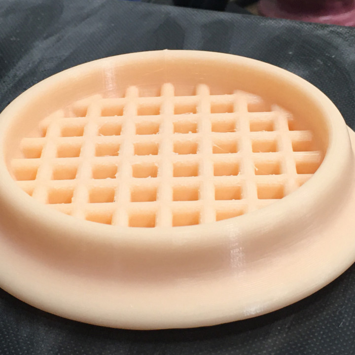 3D Printable Breakfast Beer Coaster by Brian Grossmiller