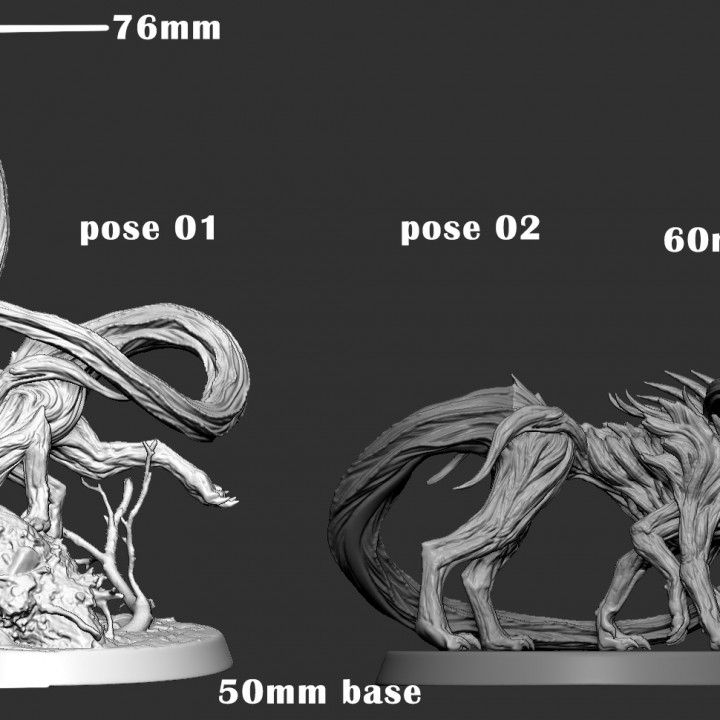 3D Printable Root Displacer (Pose02) by Mini Monster Mayhem
