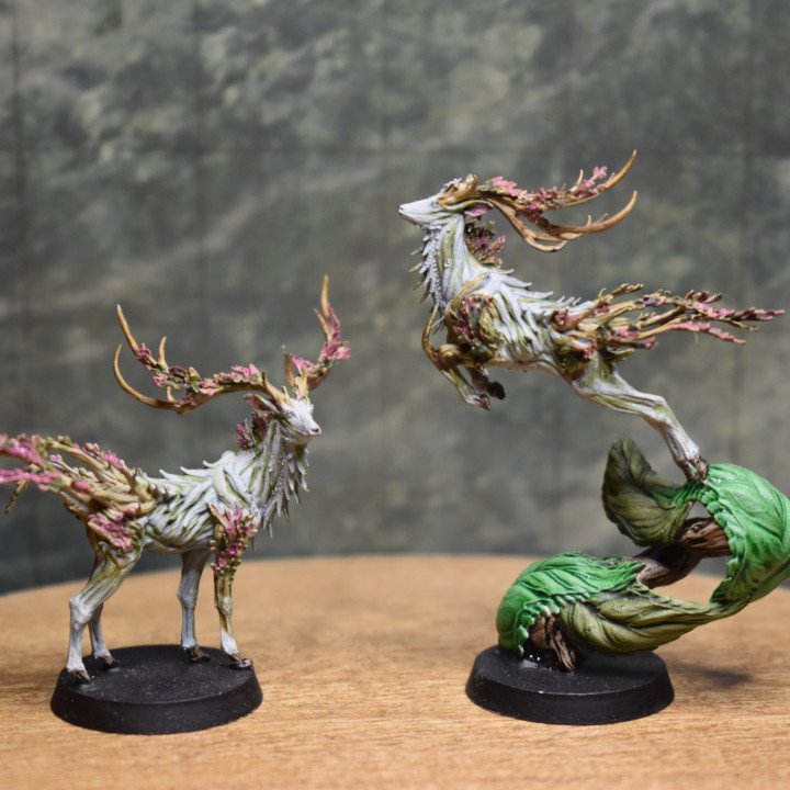 3D Print of Thicket Stag (Pose 01) by Pyxora
