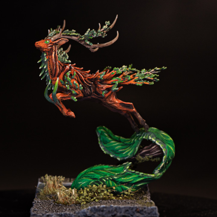 3D Print of Thicket Stag (Pose 01) by IndigoRowlet