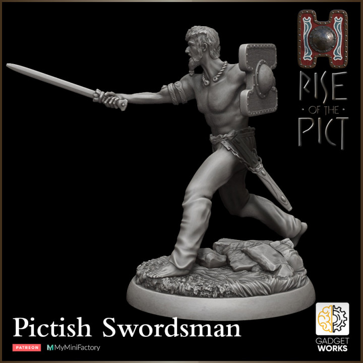 3D Printable Pict Warriors - Rise of the Pict by Gadgetworks