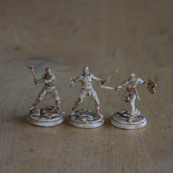 3D Printable Pict Warriors - Rise of the Pict by Gadgetworks