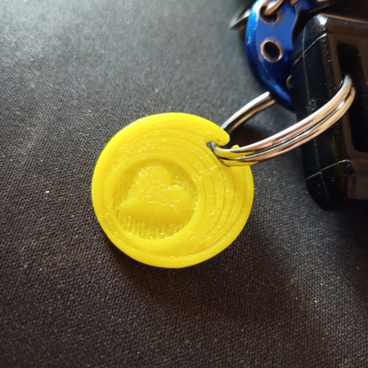 3D Printable 2 Euro trolley token by Angelo Ruffini