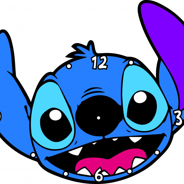 3D Printable horloge stitch by Martine Nadeau