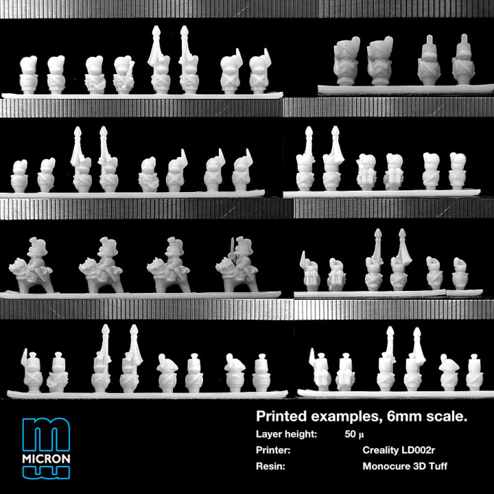 3D Printable Greek Psiloi by Micron Miniatures