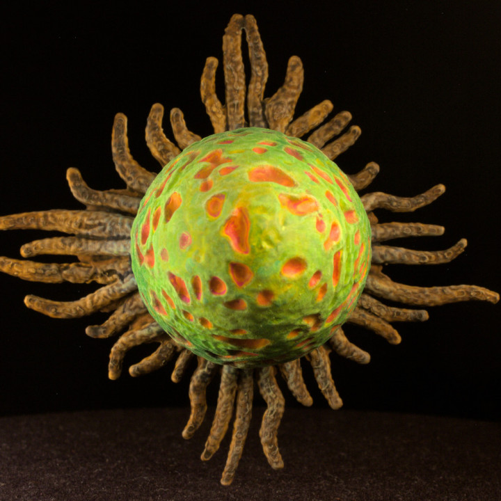 3D Printable Tabletop plant: "Baleen Egg Plant" (Alien Vegetation 46 ...