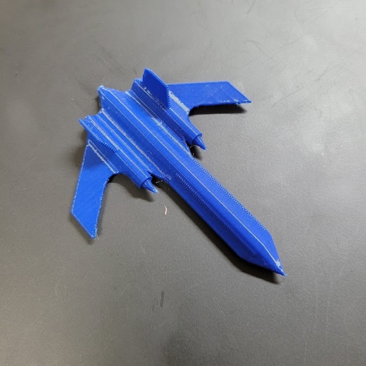 3D Printable X Jet from X Men by Tia Bertz
