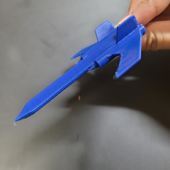 3D Printable X Jet from X Men by Tia Bertz