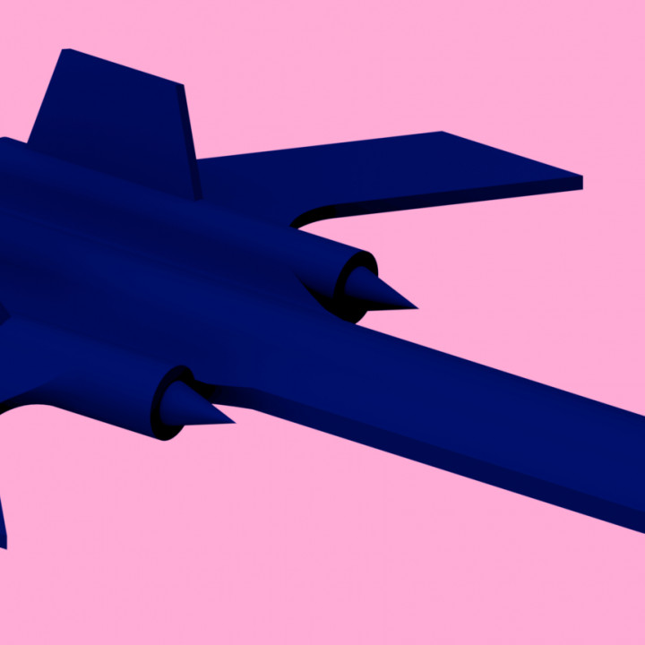 3D Printable X Jet from X Men by Tia Bertz