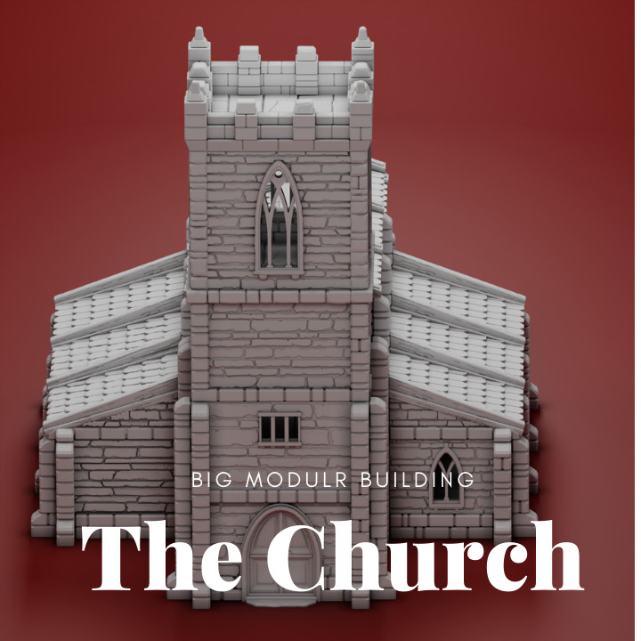 3D Printable Church by Filamentio