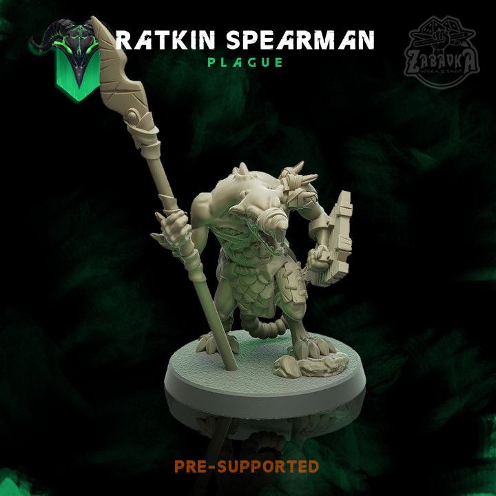 3D Printable Ratkin Spearman by Zabavka Workshop