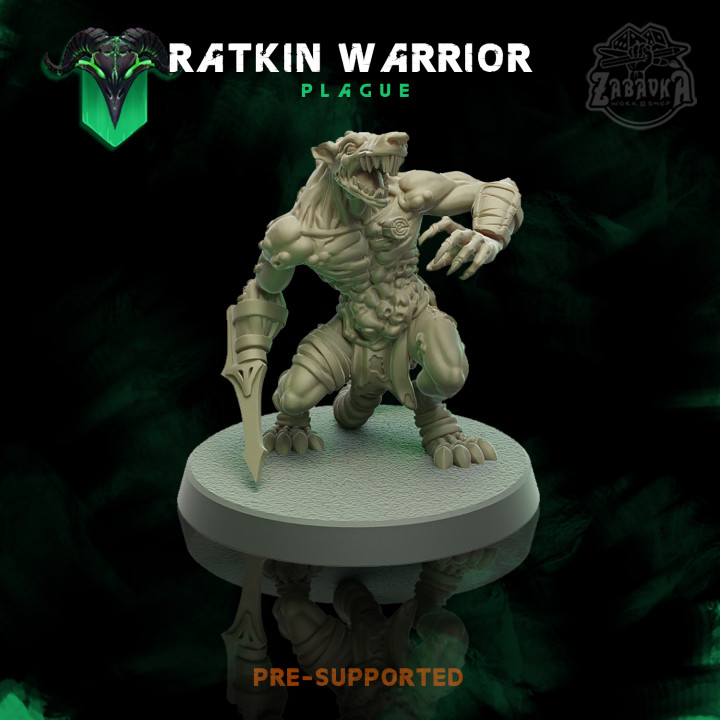 3D Printable Ratkin warrior 2 by Zabavka Workshop