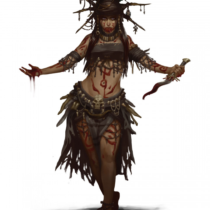 3D Printable Blood Ritualist by Feed My 3dPrinter