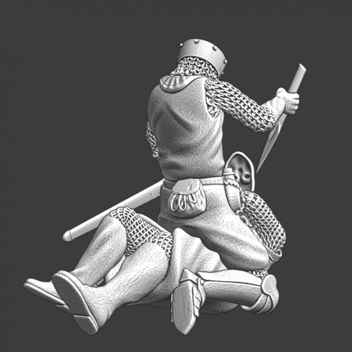 3D Printable Small very close combat scene by Northern Crusades Miniatures