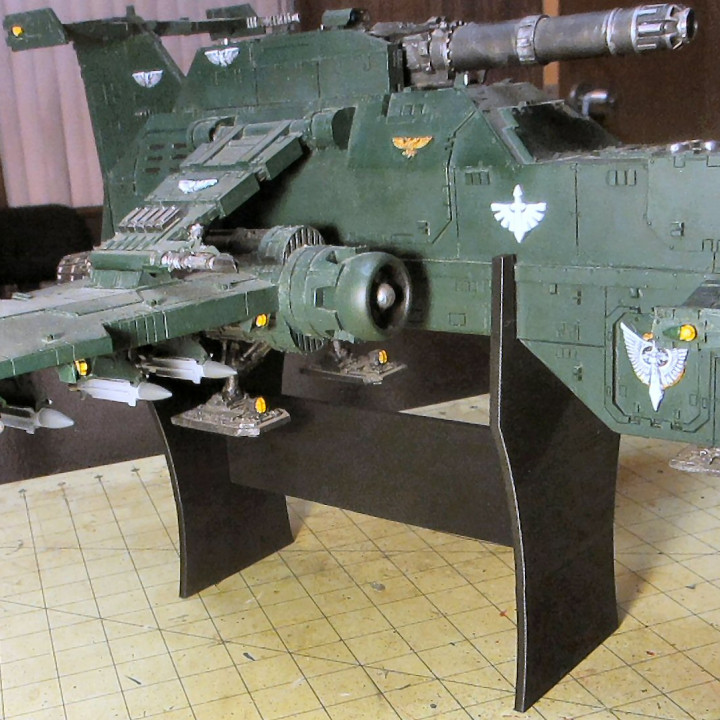 3D Printable Thunder Hawk Stand by Gillian Kelleher