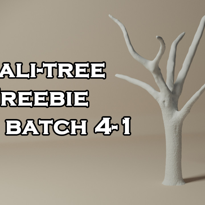 3D Printable RealiTREEs -Batch 4 - 5 Trees by Pandora's Hobbies