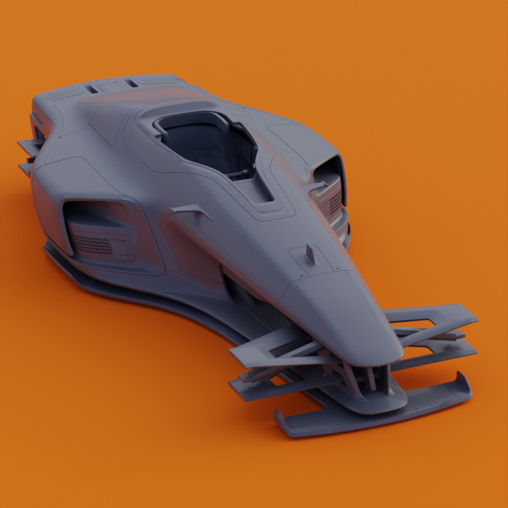3D Printable Trackmania 2020 Stadium Car by Devon