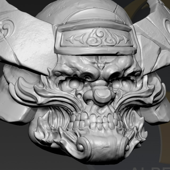3D Printable Oni Yokai 03 by Art of V