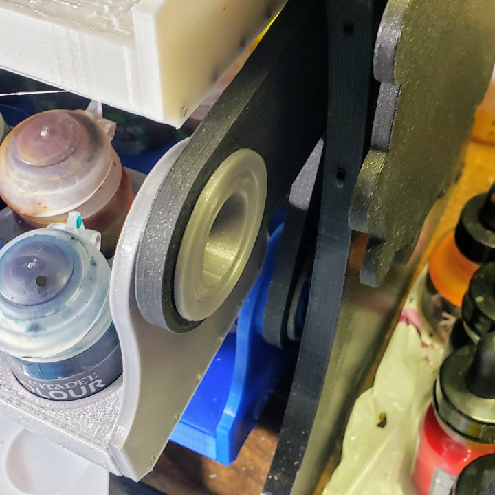 3D Printable Rotating Paint Rack by Fedor