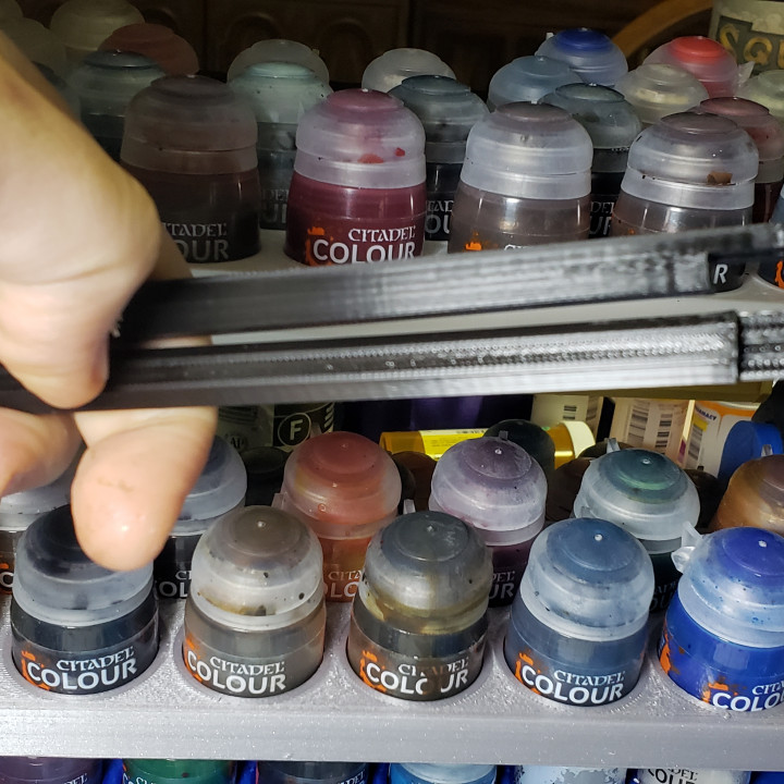 3D Printable Rotating Paint Rack by Fedor