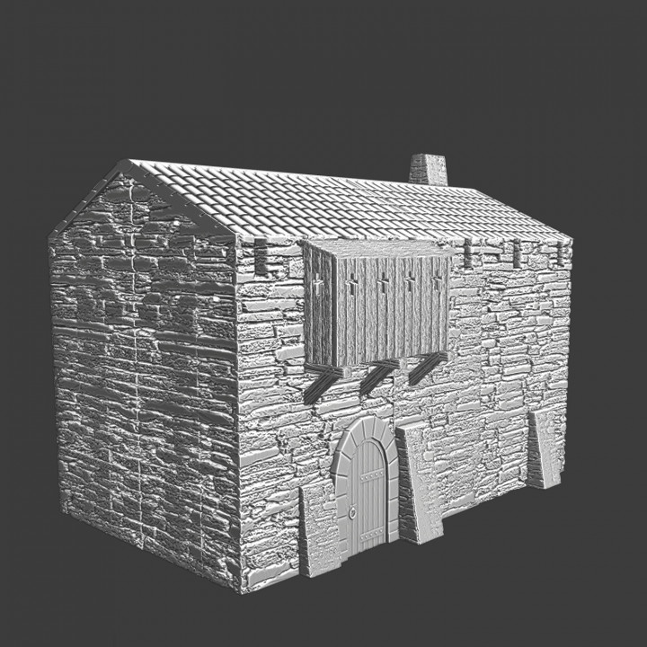 3D Printable Medieval fortified crusader outpost by Northern Crusades ...