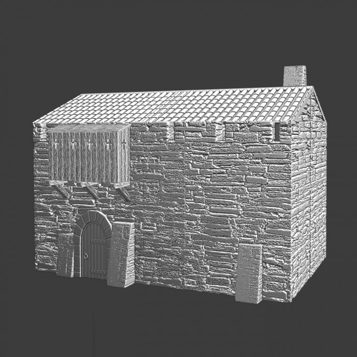 3D Printable Medieval fortified crusader outpost by Northern Crusades ...