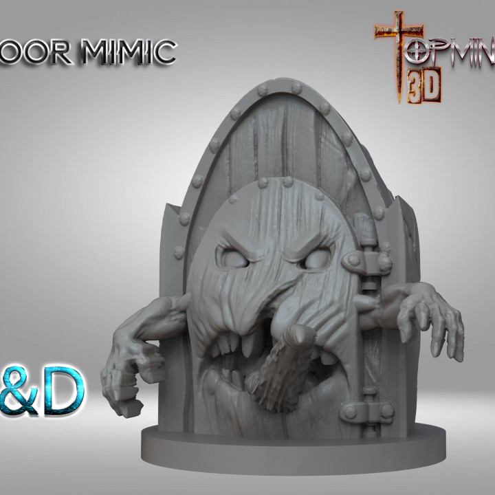 3D Printable DOOR MIMIC PARA D&D by Ignacio Berbel Garcia