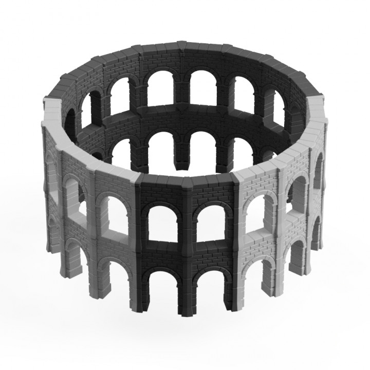 3D Printable Roman Ruins by Key Capas