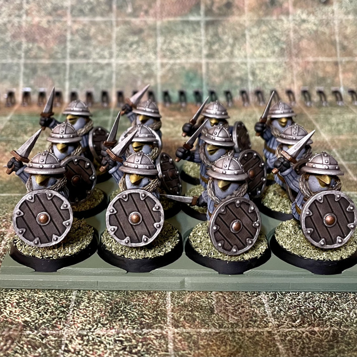 3D Print of Penguin Sword & Shield by rickpetersen