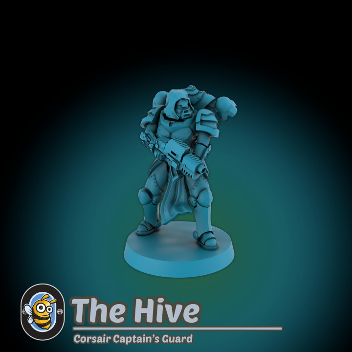 3D Printable Captain's Guard (Presupported) by Voxtide Studio