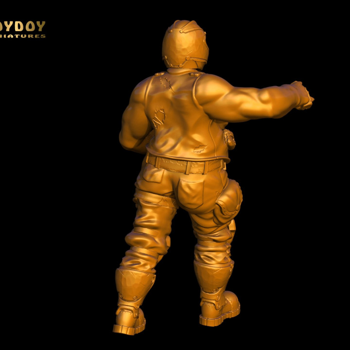 3D Printable SCI-FI Miniature women soldier (Model 28) by ToyDoy Miniatures