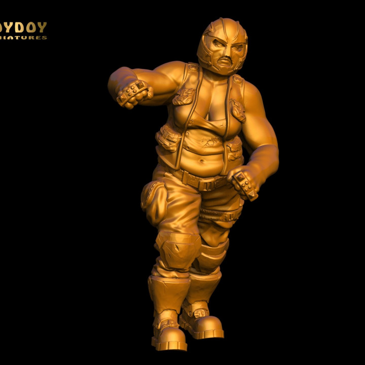 3D Printable SCI-FI Miniature women soldier (Model 28) by ToyDoy Miniatures