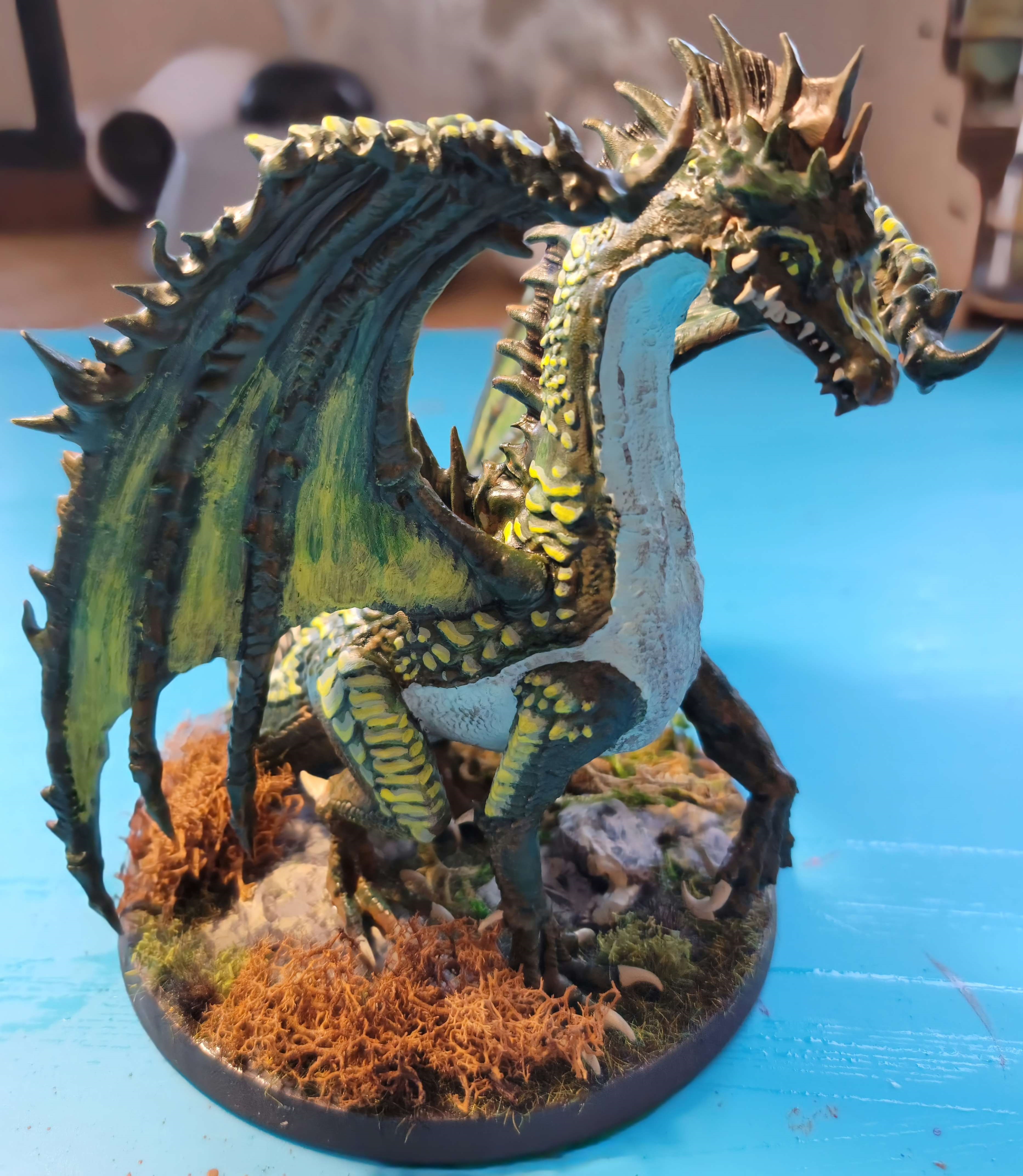 3D Printable Green Dragon by 2moronic miniatures