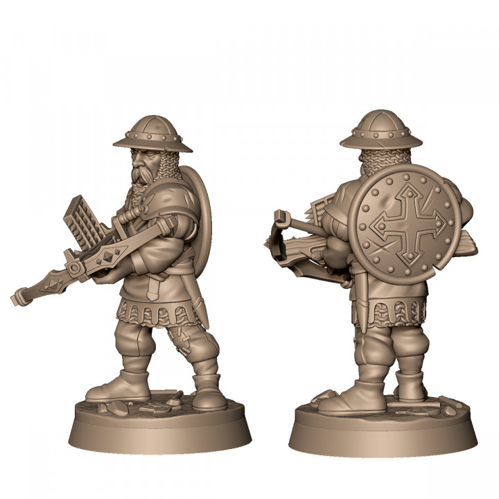 3D Printable Crossbow man by Willy Kao