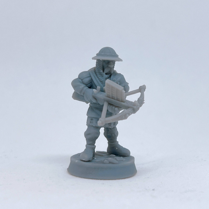 3D Printable Crossbow man by Willy Kao