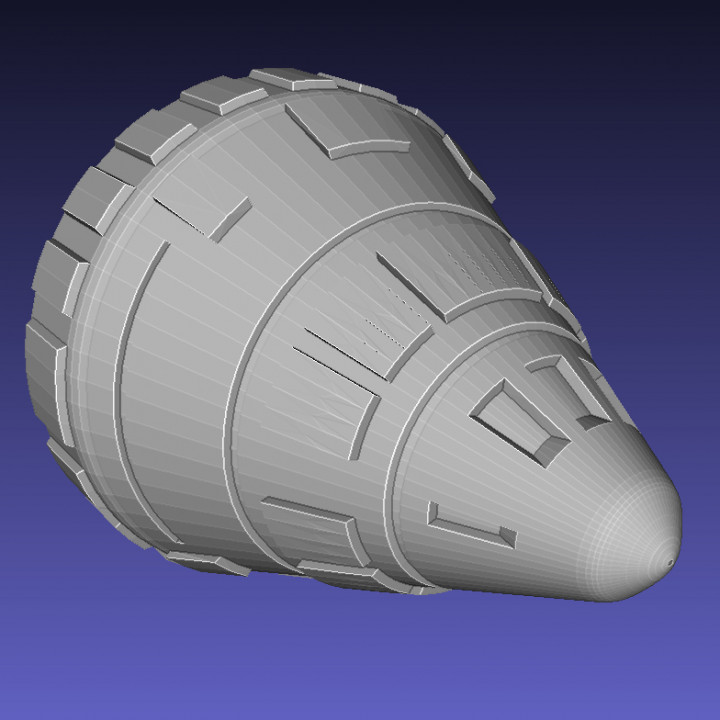 3D Printable USAF Command Module by Miniature Martin