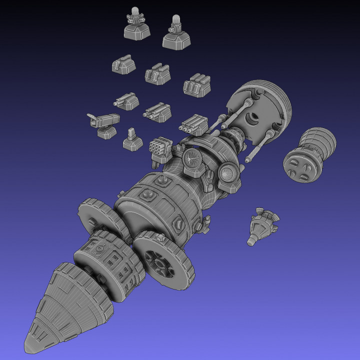 3D Printable USAF Command Module by Miniature Martin