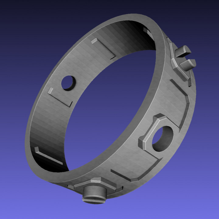 3D Printable USAF 6-Stud, 4-Stud and Flight Peg Rings by Miniature Martin