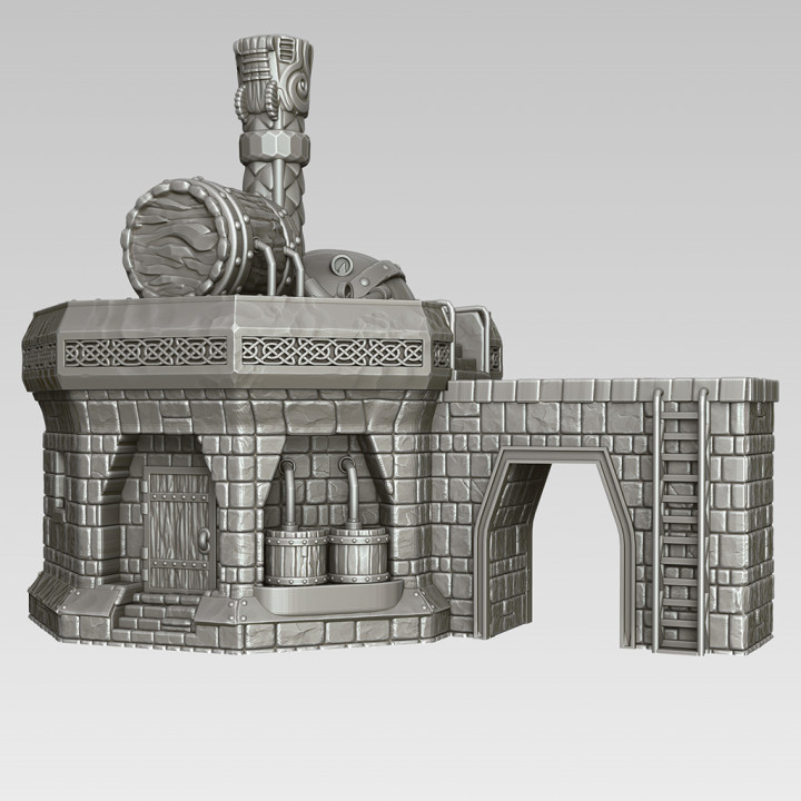 3D Printable Dwarven Brewery by Multiverse