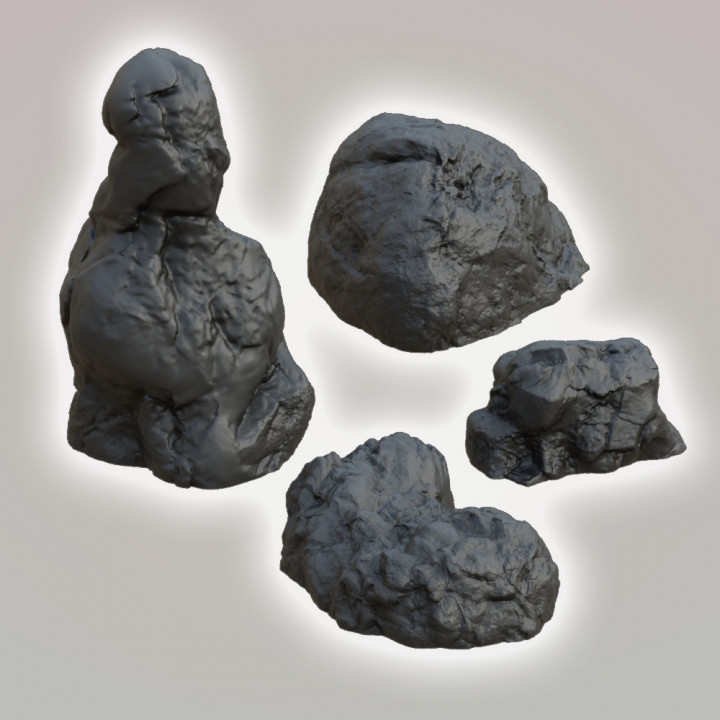3D Printable Rock Formations by Saucermen Studios